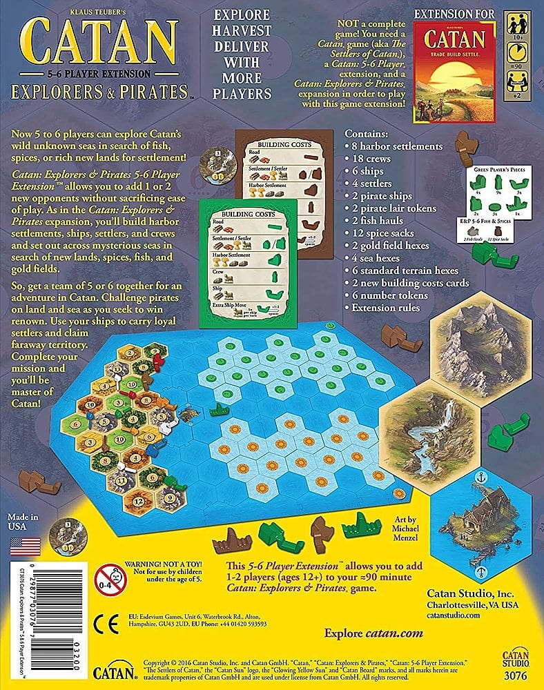 Best Buy: Catan Studio CATAN EXPANISON: EXPLORERES & PIRATES 5-6 ...