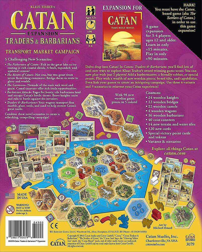 Best Buy: Catan Studio CATAN EXPANSION: TRADERS & BARBARIANS CN3079