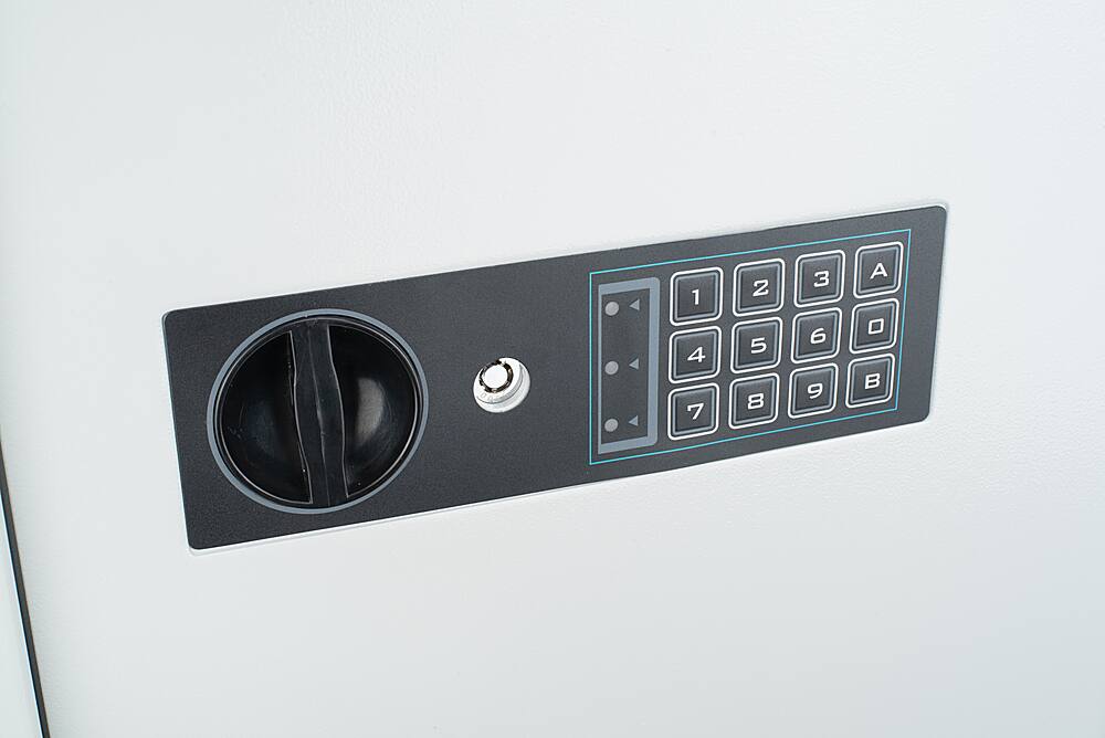 Best Buy: Barska 180 KEYS KEYPAD WALL KEY SAFE White AX13350