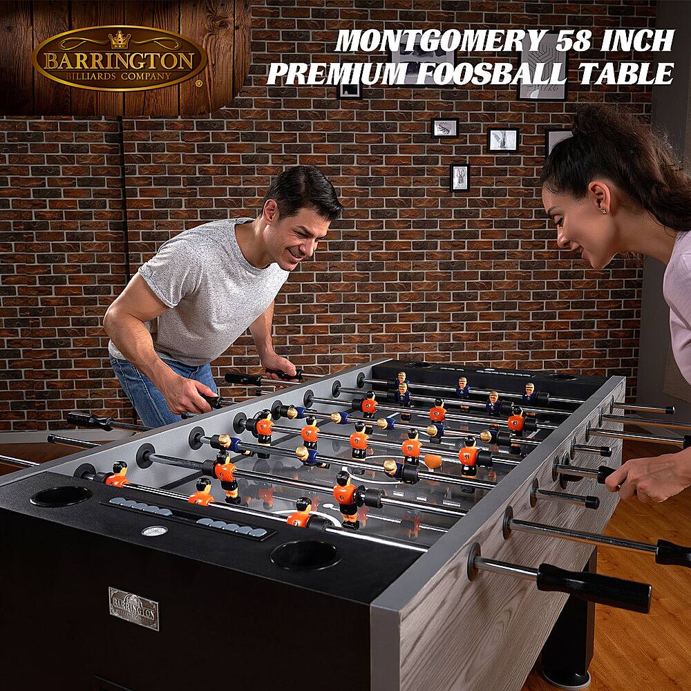 Questions and Answers: Barrington Montgomery 58" Foosball Table Brown ...
