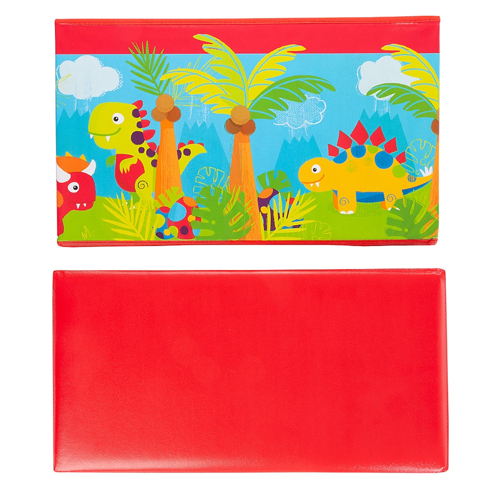 Best Buy: Toy Time Collapsible Dinosaur Toy Box Folding Storage Bin ...