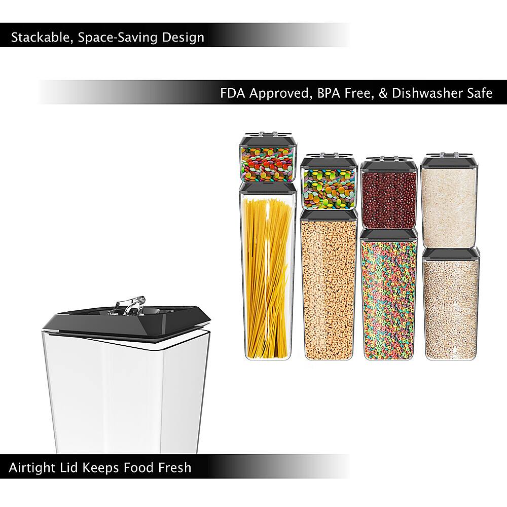 Customer Reviews: Hastings Home Rectangular Stacking Storage Containers ...