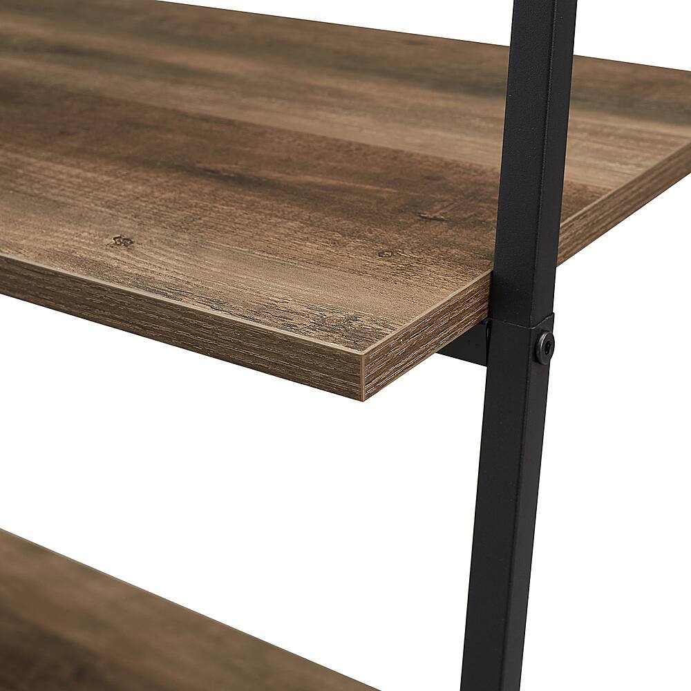 Best Buy: Walker Edison 2 Piece Home Office Ladder Desk and Bookcase ...