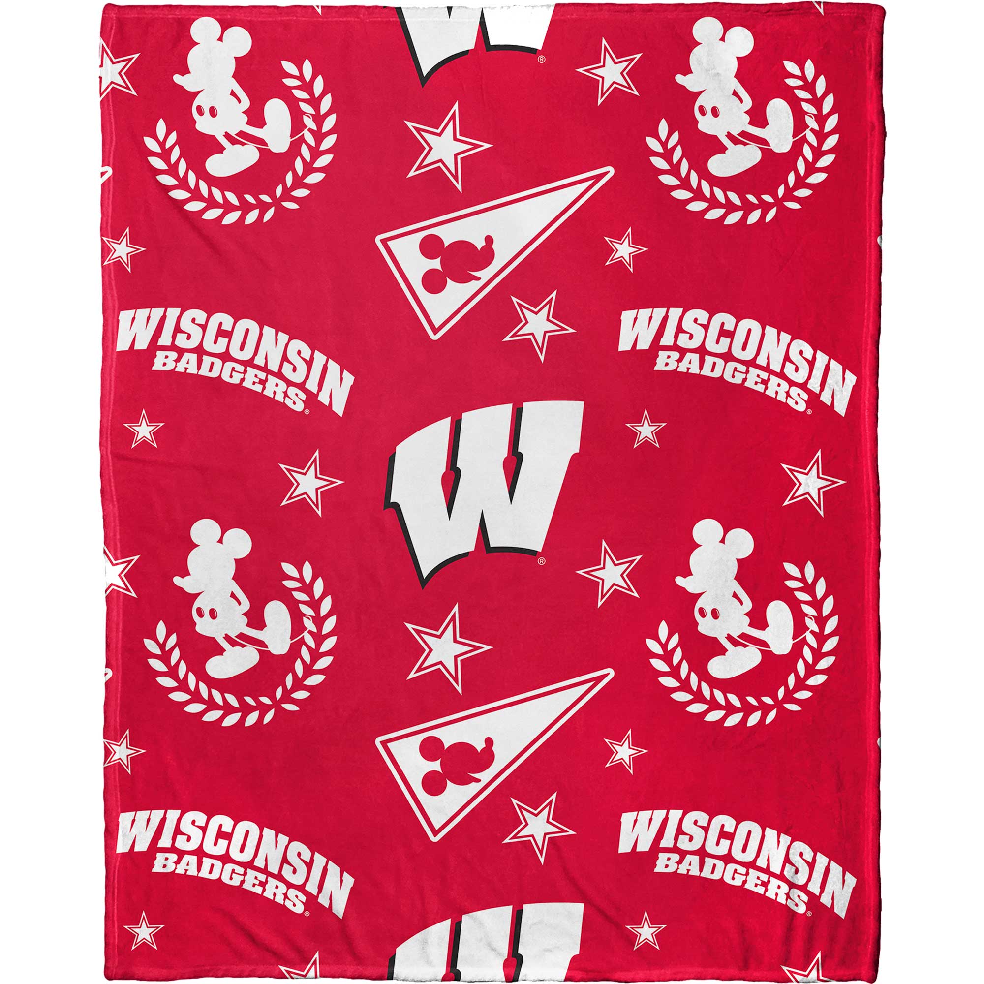 Northwest Wisconsin Badgers Mickey Hugger Pillow & Silk Touch Throw Set ...
