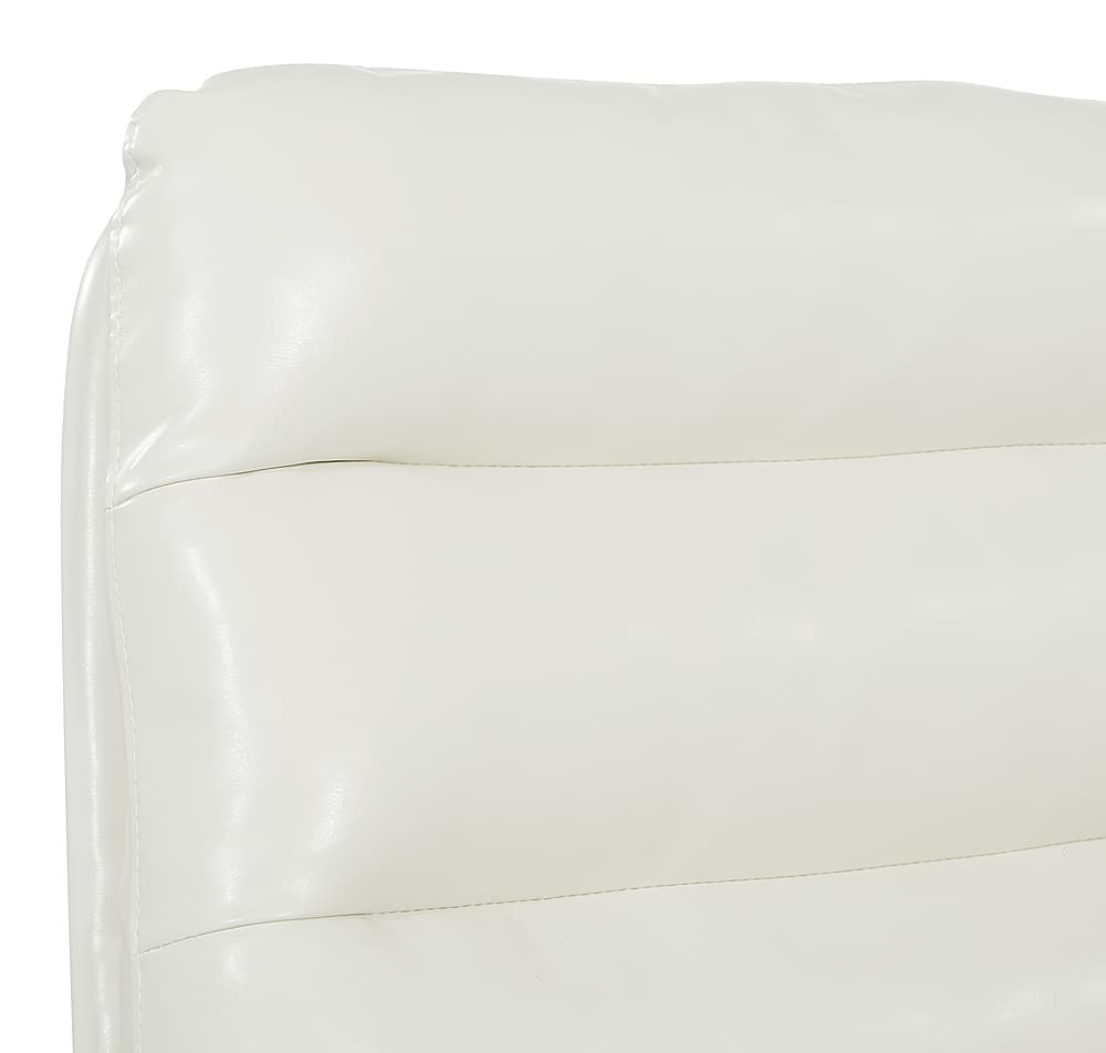 OSP Home Furnishings Legacy Office Chair in Deluxe Faux Leather White ...