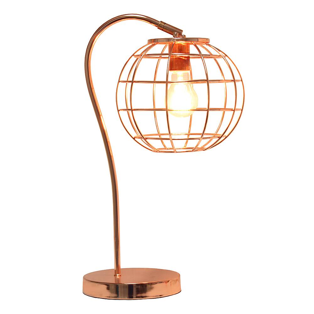 Best Buy: Lalia Home Arched Metal Cage Table Lamp Rose Gold LHT-5061-RG