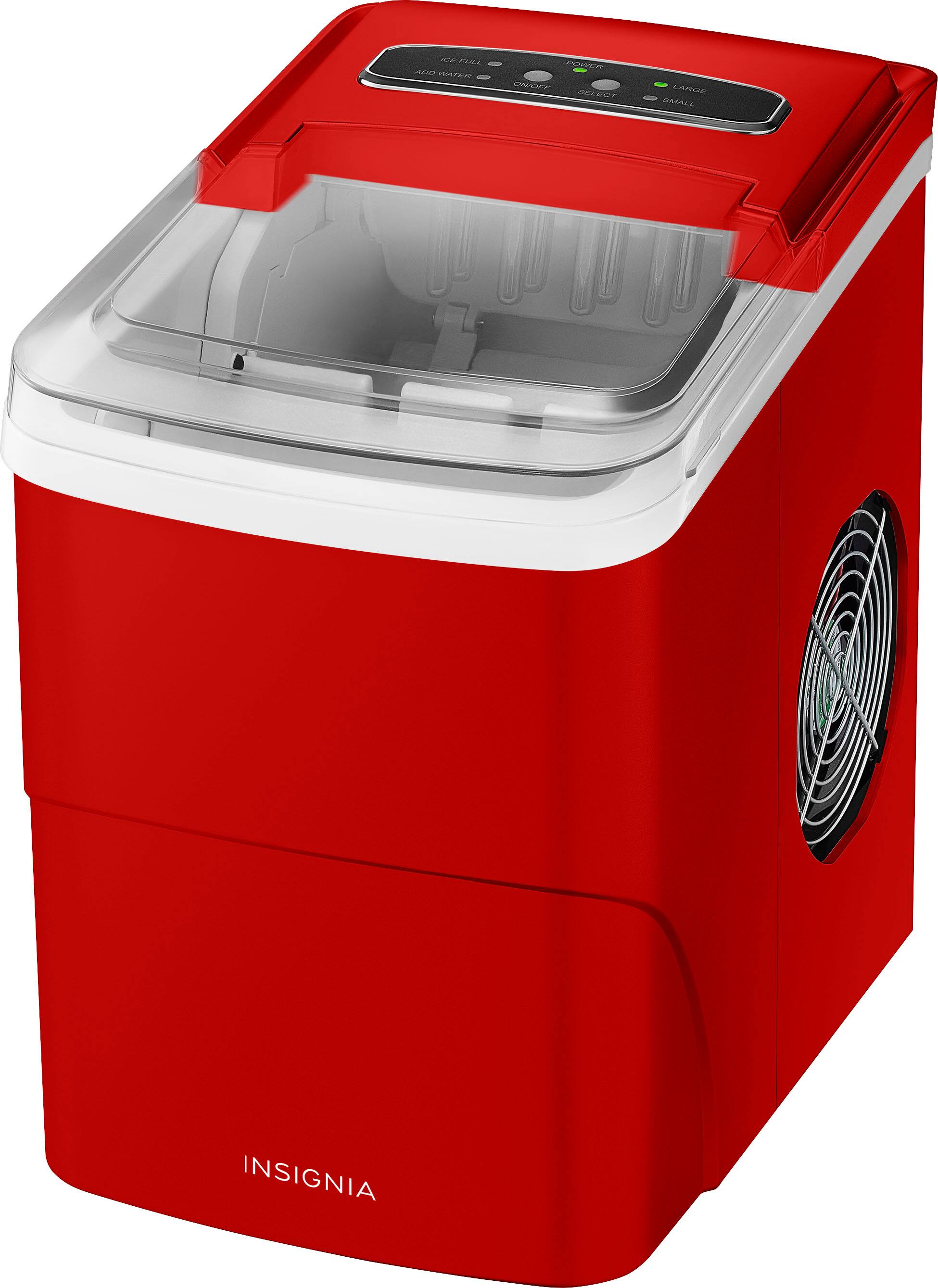 Insignia™ Portable Ice Maker with Auto Shut Off Red NS-IMP26RD2 - Best Buy