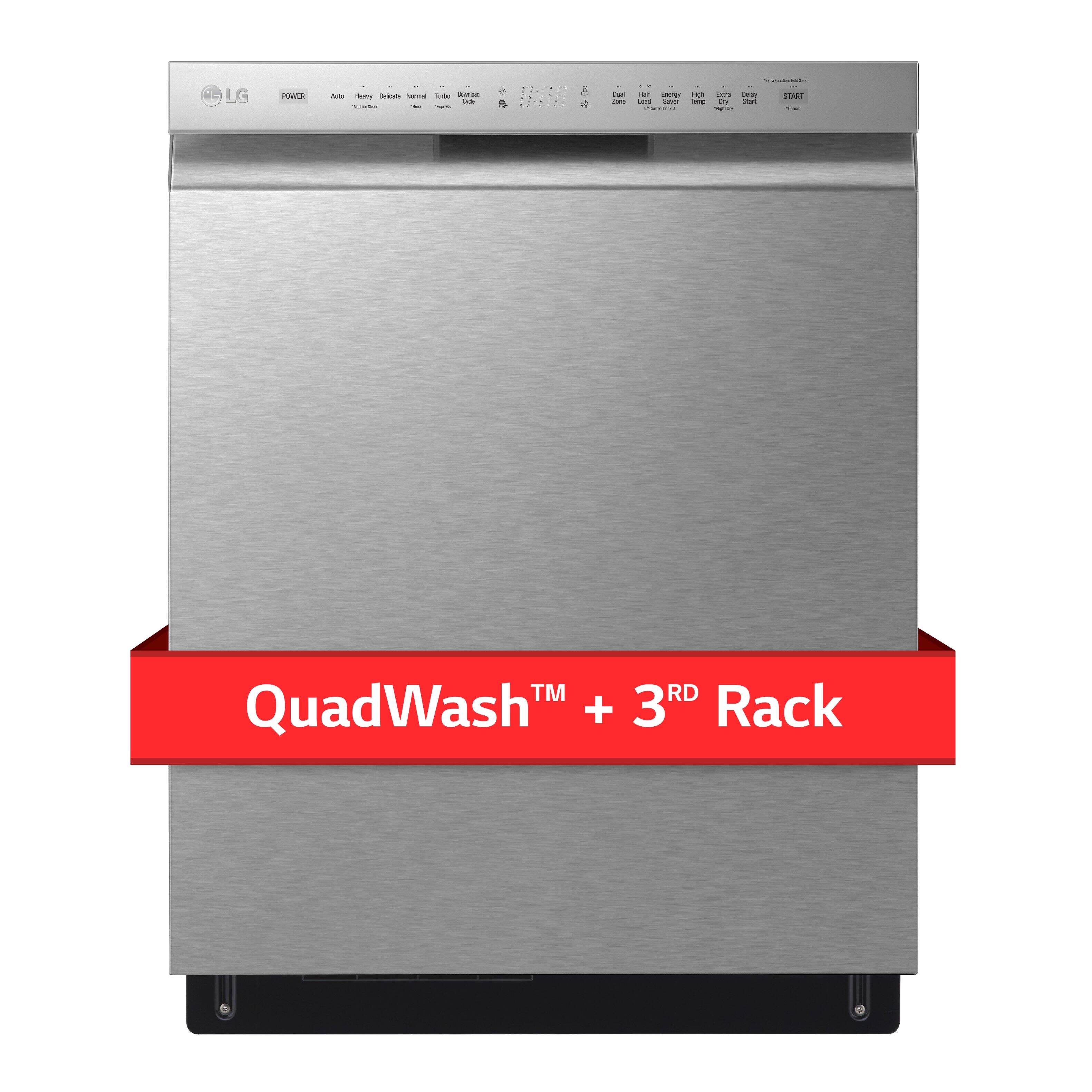 Customer Reviews: LG 24" Front Control Built-In Stainless Steel Tub ...