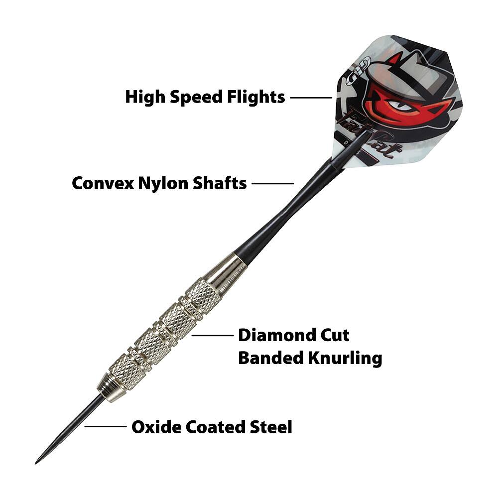 Viper Fat Cat Darts in a Jar Steel Tip 19 Grams 21 Count Multi 26-7020 ...
