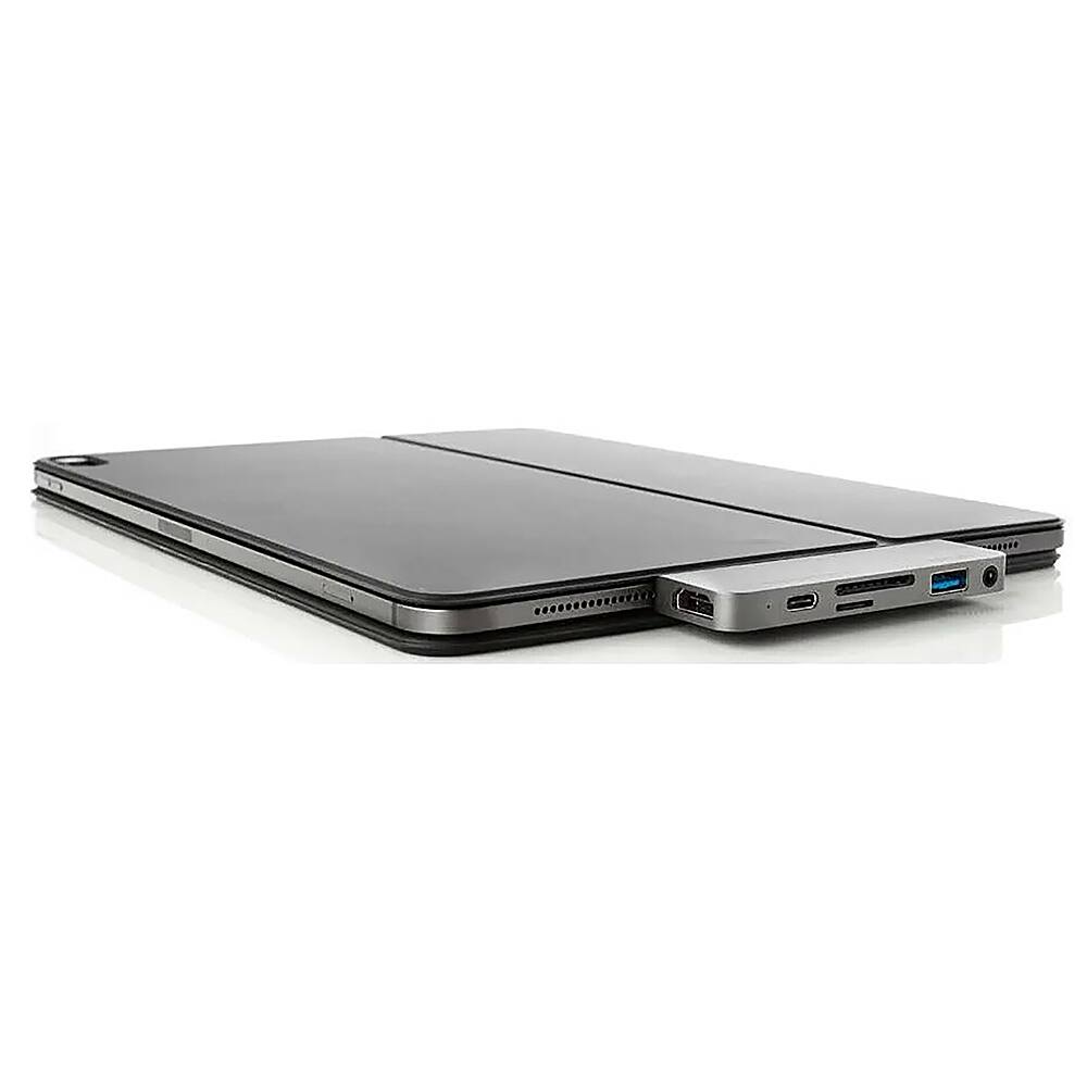 Hyper 6 in 1 USB C Hub for iPad Pro Silver HD319BSILVER - Best Buy