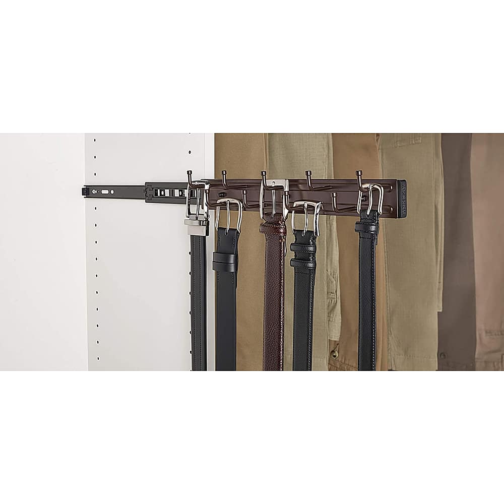 Best Buy: Rev-A-Shelf Oil Rubbed Bronze Pull Out Belt Rack Storage ...