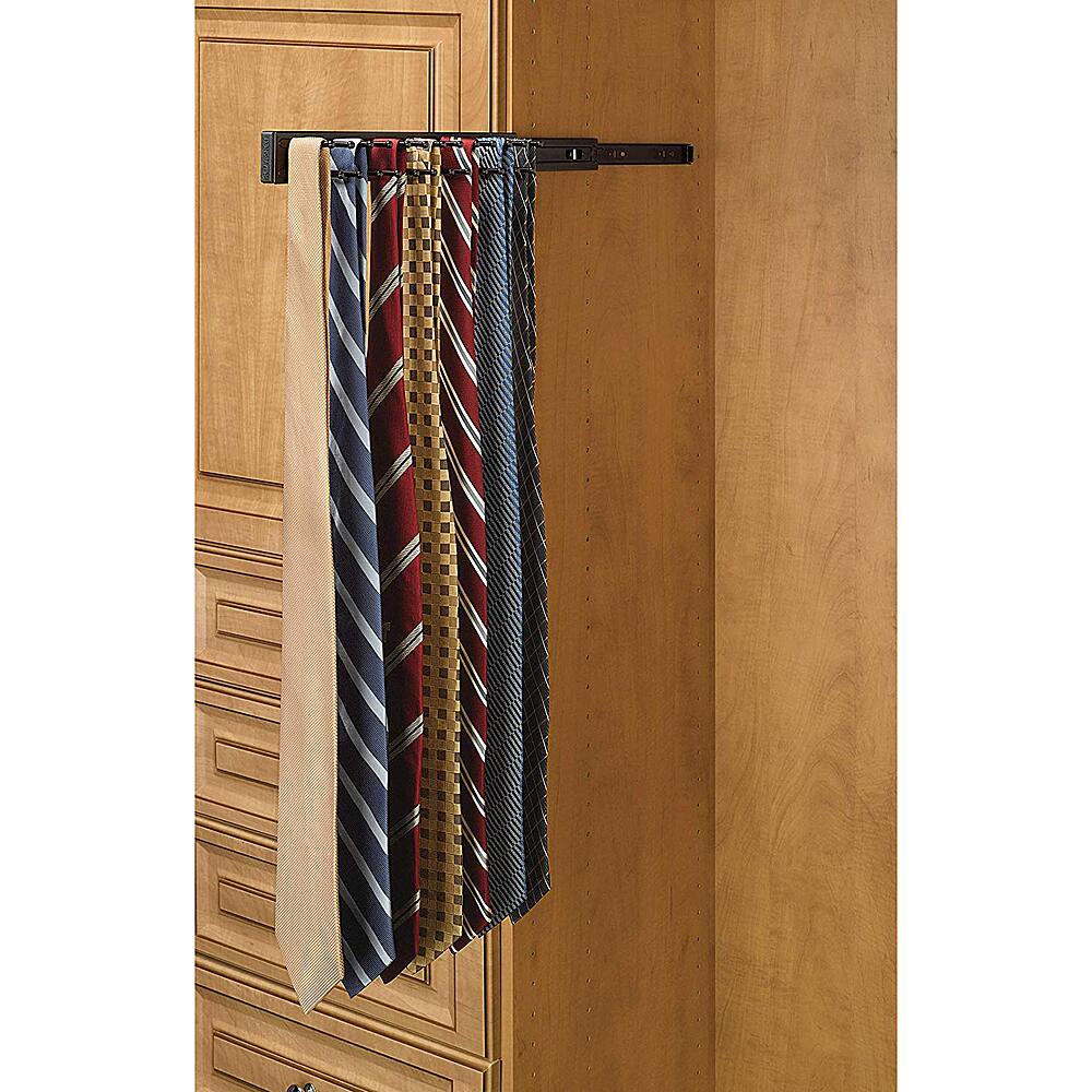 Best Buy: Rev-A-Shelf Side Mount Extending Tie Organization Rack TRC-14ORB