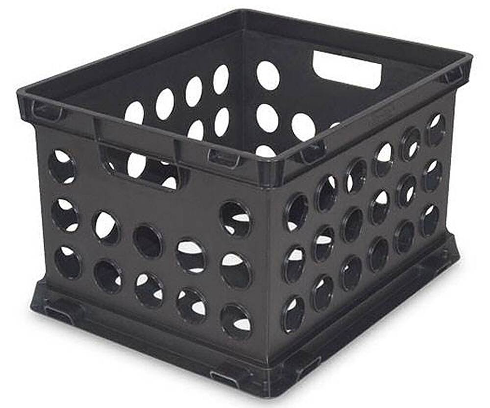 Best Buy: Sterilite Plastic Heavy Duty File Crate Stacking Storage ...