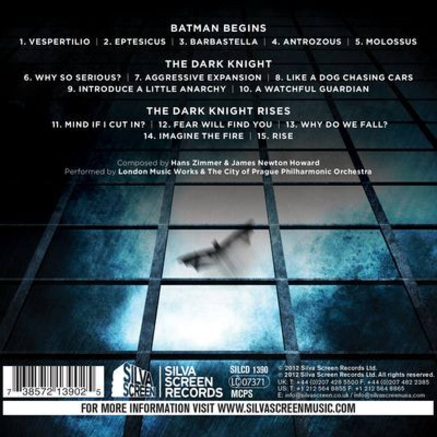 City of Prague Philharmonic Orchestra Music From The Batman Trilogy ...