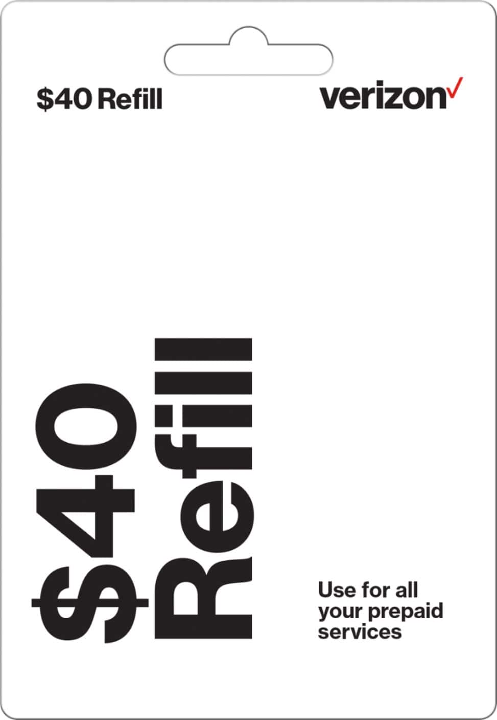 Customer Reviews: Verizon $40 Prepaid Card $40 Verizon Prepaid Card ...