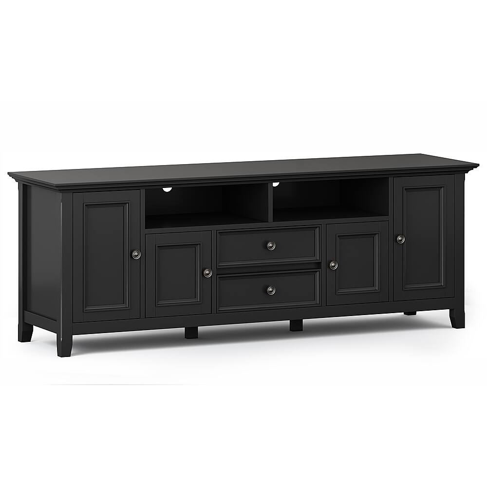 Amherst Solid Wood 72 inch Wide Transitional TV Media Stand For TVs up ...