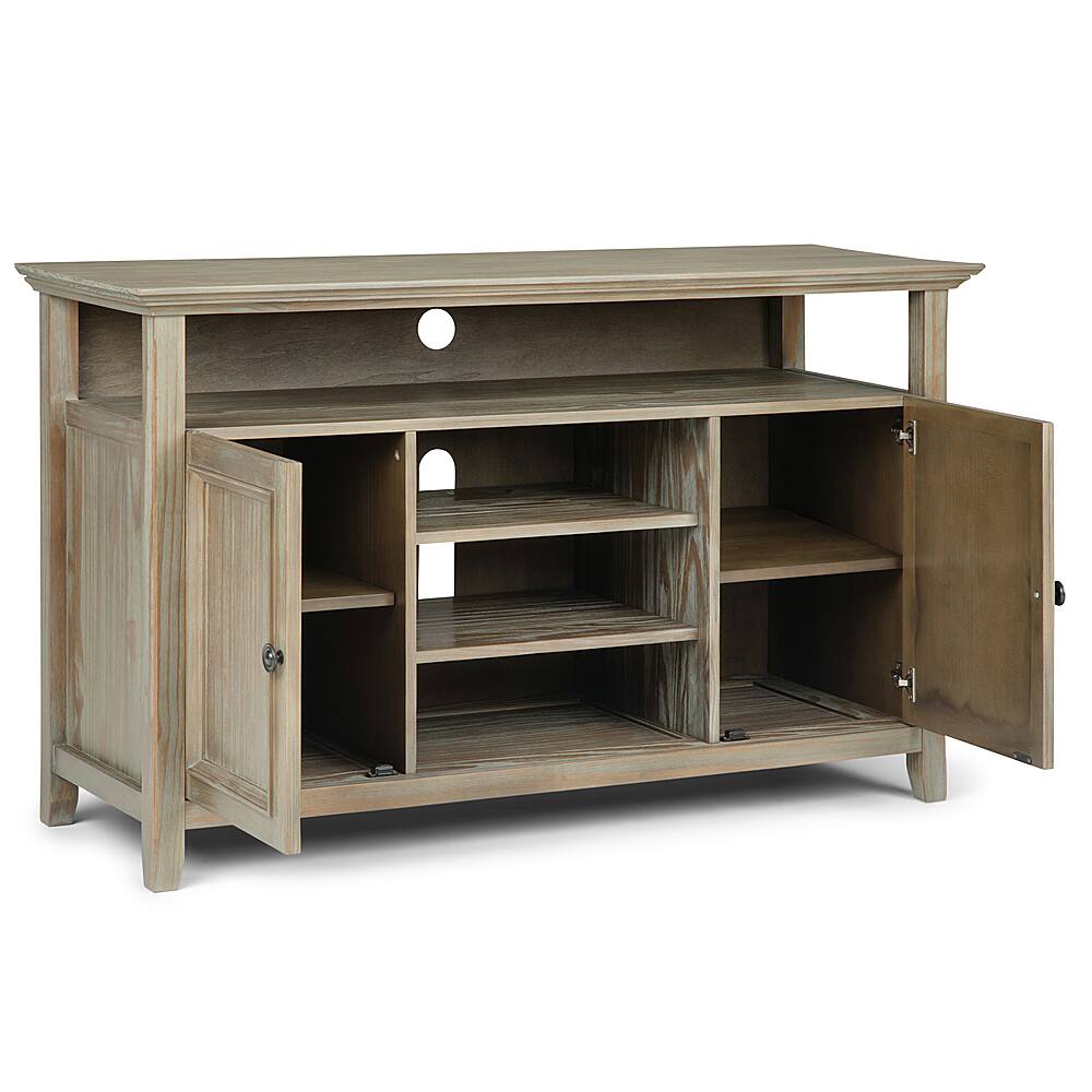 Best Buy: Simpli Home Amherst Solid Wood 54 inch Wide Transitional TV ...