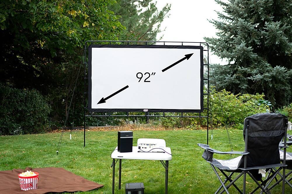 Devos Outdoor OEG Screens 92" Outdoor Projector Screen White OS92L ...