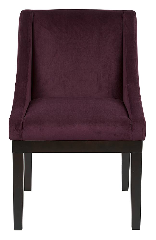 Best Buy: OSP Home Furnishings Monarch Dining Chair Port Velvet MNA-P19