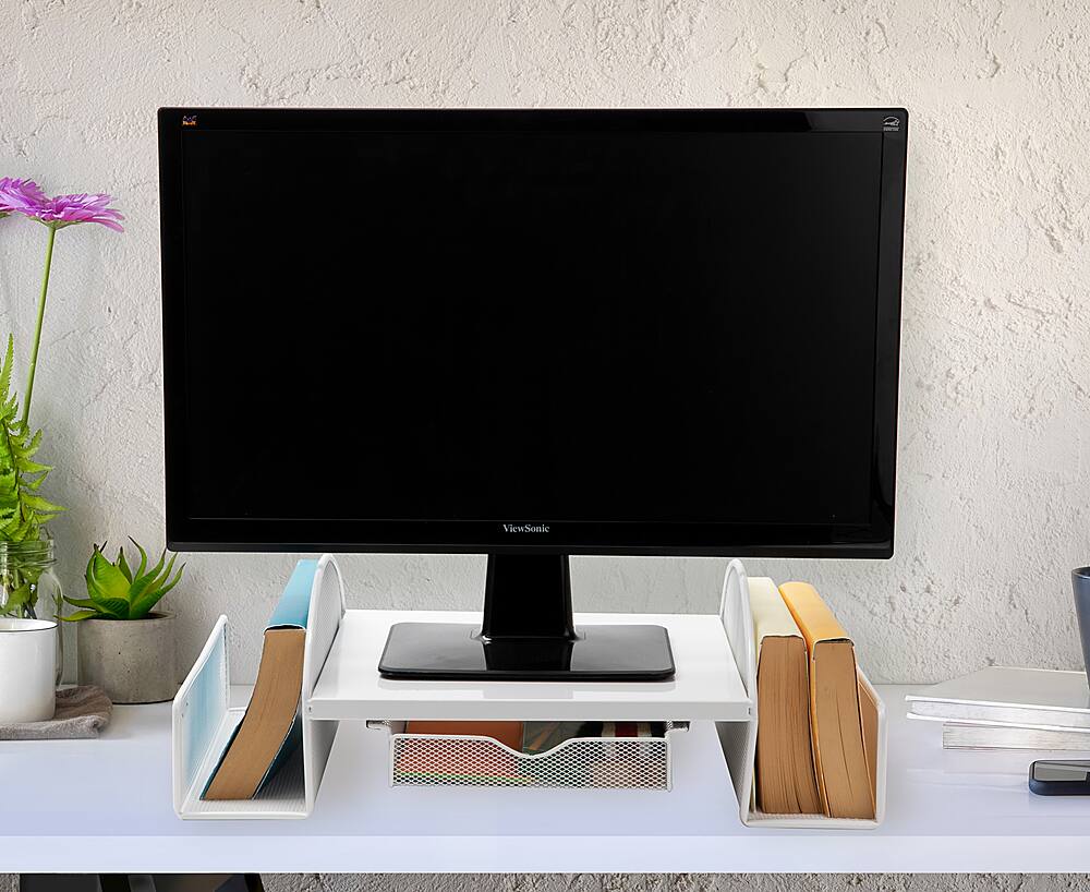 Customer Reviews: Mind Reader Mesh Monitor Stand, Wire Screen Riser ...