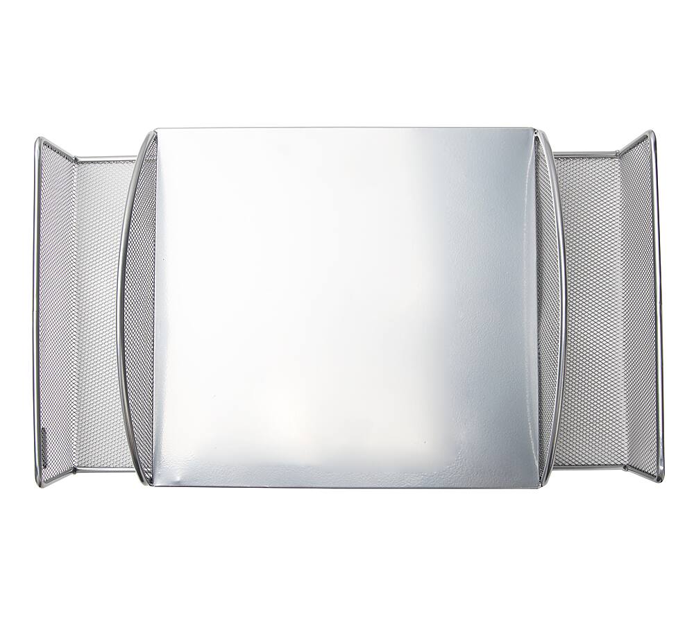 Best Buy: Mind Reader Mesh Monitor Stand, Wire Screen Riser with Side ...