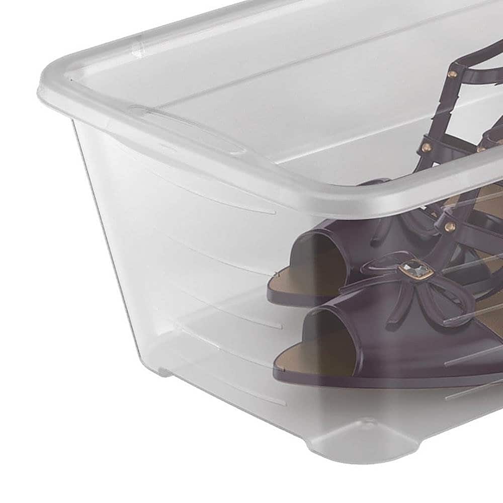 Best Buy: Life Story Shoe Storage Box Stacking Container Bin with Lids ...