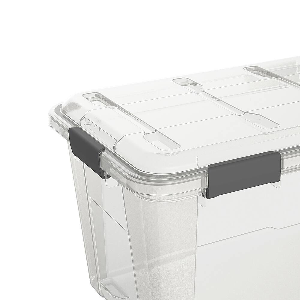 Best Buy: Ezy Storage Weather Proof Plastic Storage Container Bin Box w ...