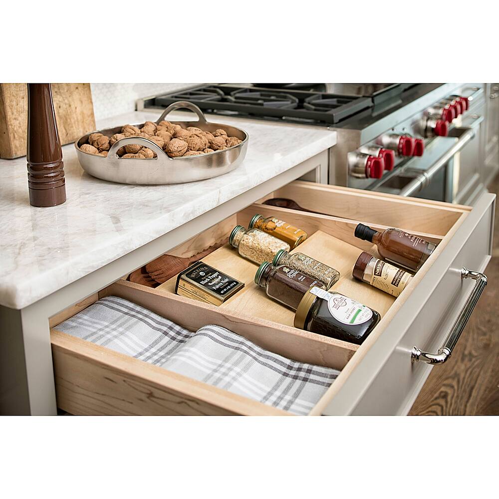 Best Buy: Rev-A-Shelf 3-Tier Wooden Spice Drawer Organizer Insert 4SDI-18