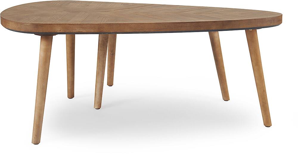 Customer Reviews: Adore Decor Ivey Coffee Table, Set of 2 Beige ...