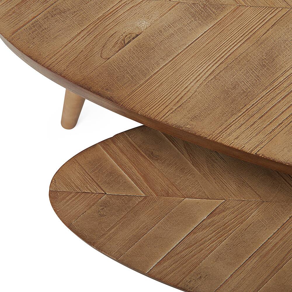 Customer Reviews: Adore Decor Ivey Coffee Table, Set of 2 Beige ...