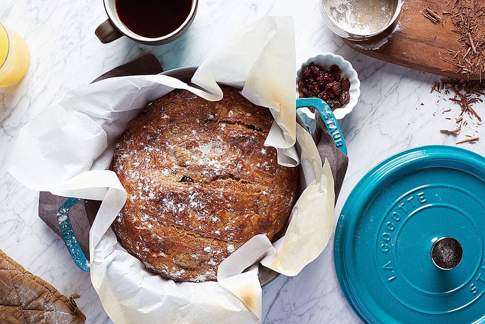 Staub Cast Iron 4 qt Round Cocotte Turquoise 11024105 - Best Buy