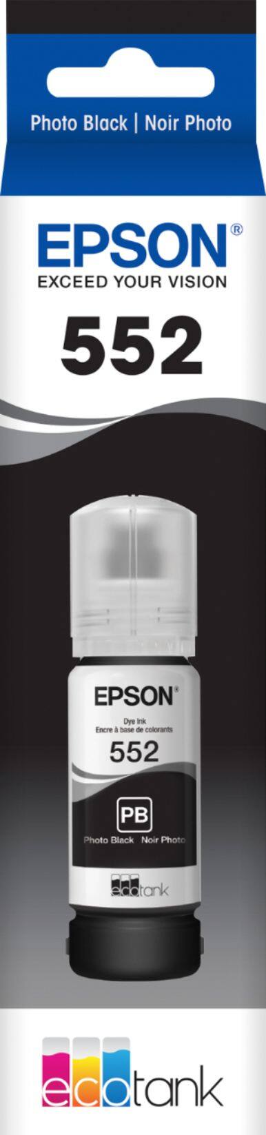 Best Buy: Epson T552 Dye Photo Blk Ink Bottle T552120-S