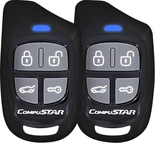 Best Buy: CompuStar 1-Way Remote Transmitters (2-Pack) Black RF-1WG6-AM