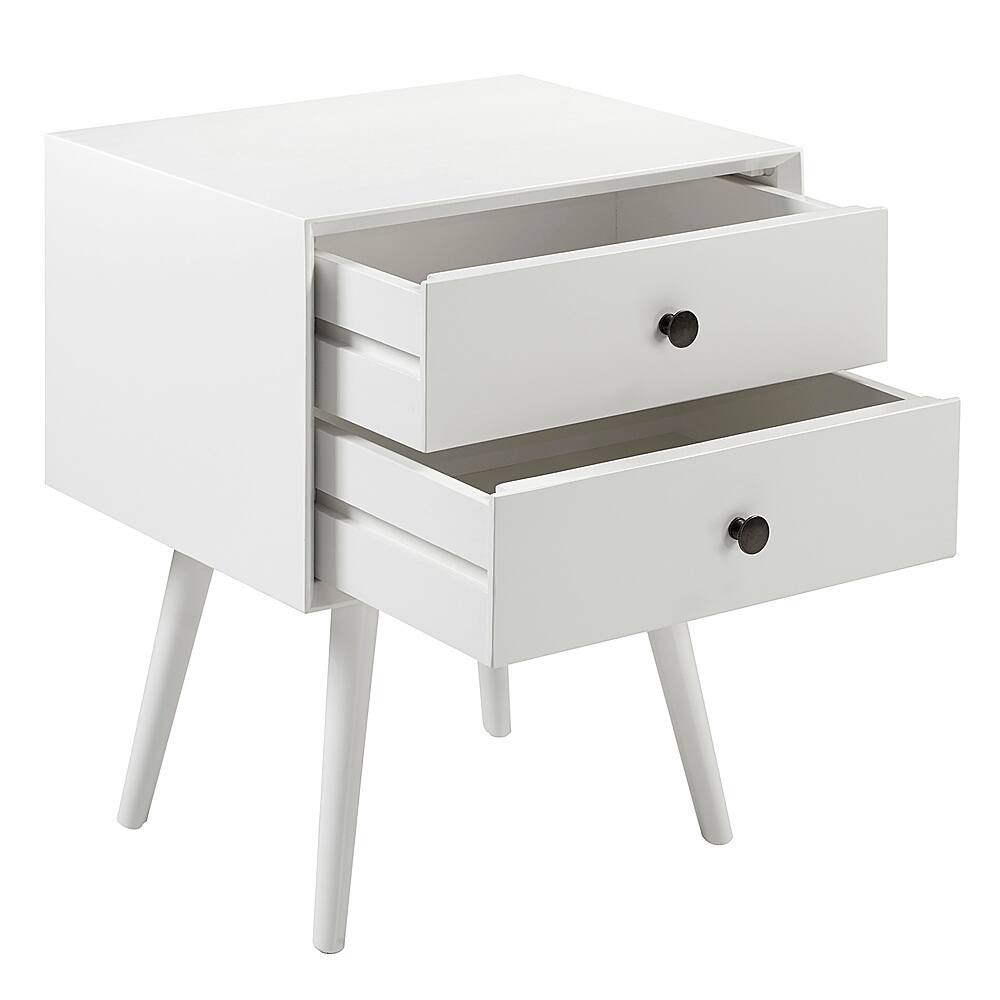 Modern White Bedside Table