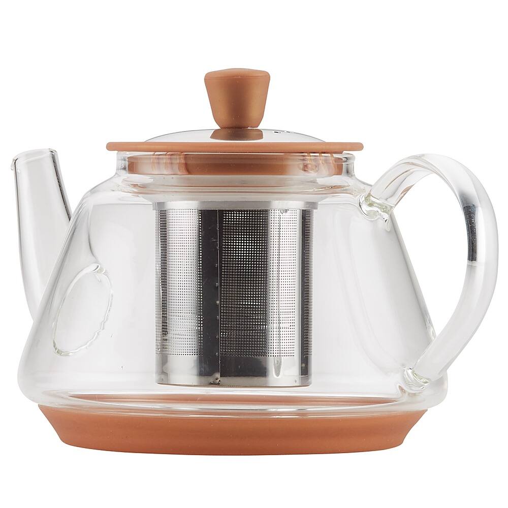 Best Buy: Bonjour Voyager 30-Ounce Brosoilicate Glass Teapot with ...