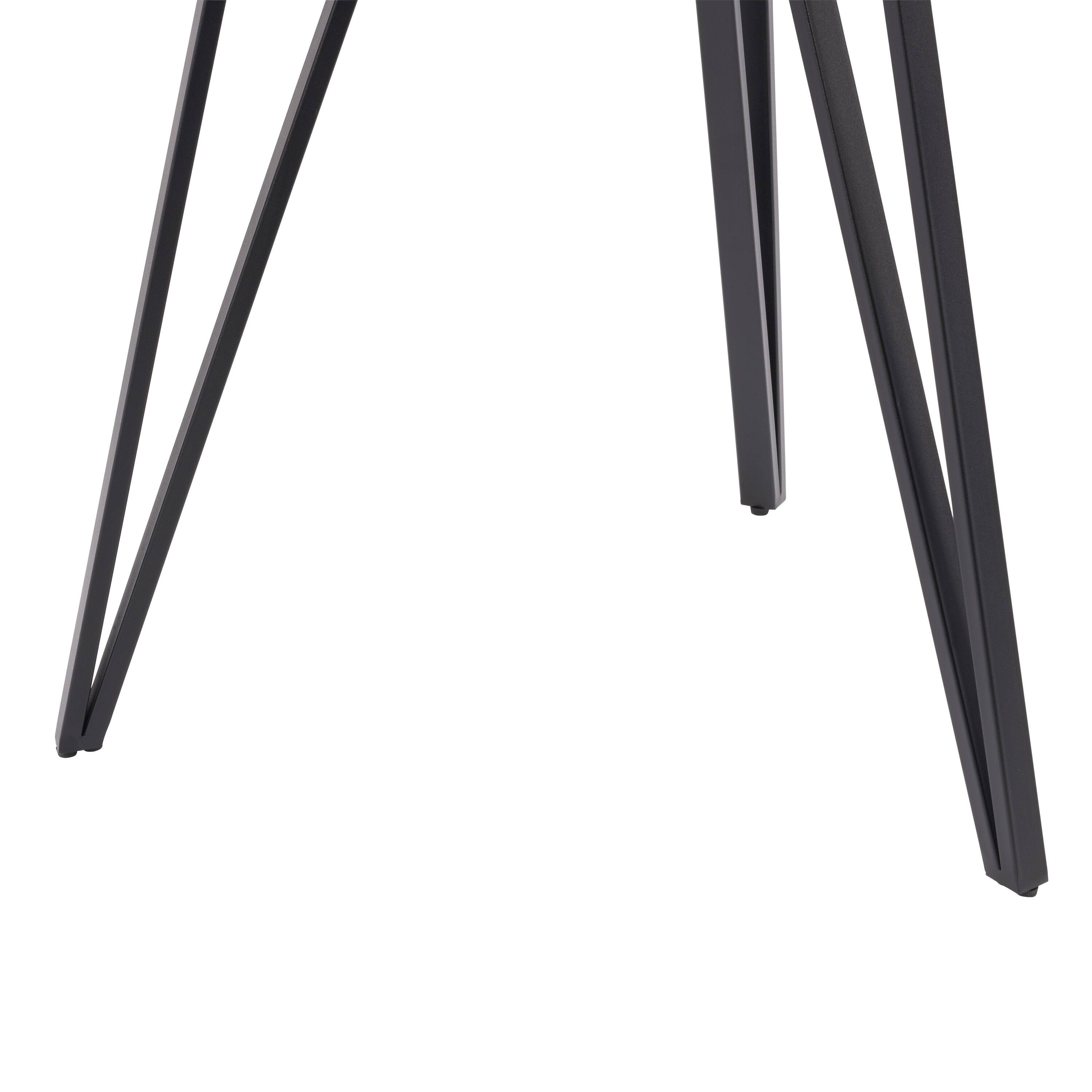 Best Buy: CorLiving Lennox Iron Leg Dining Table Brown DDW-253-T