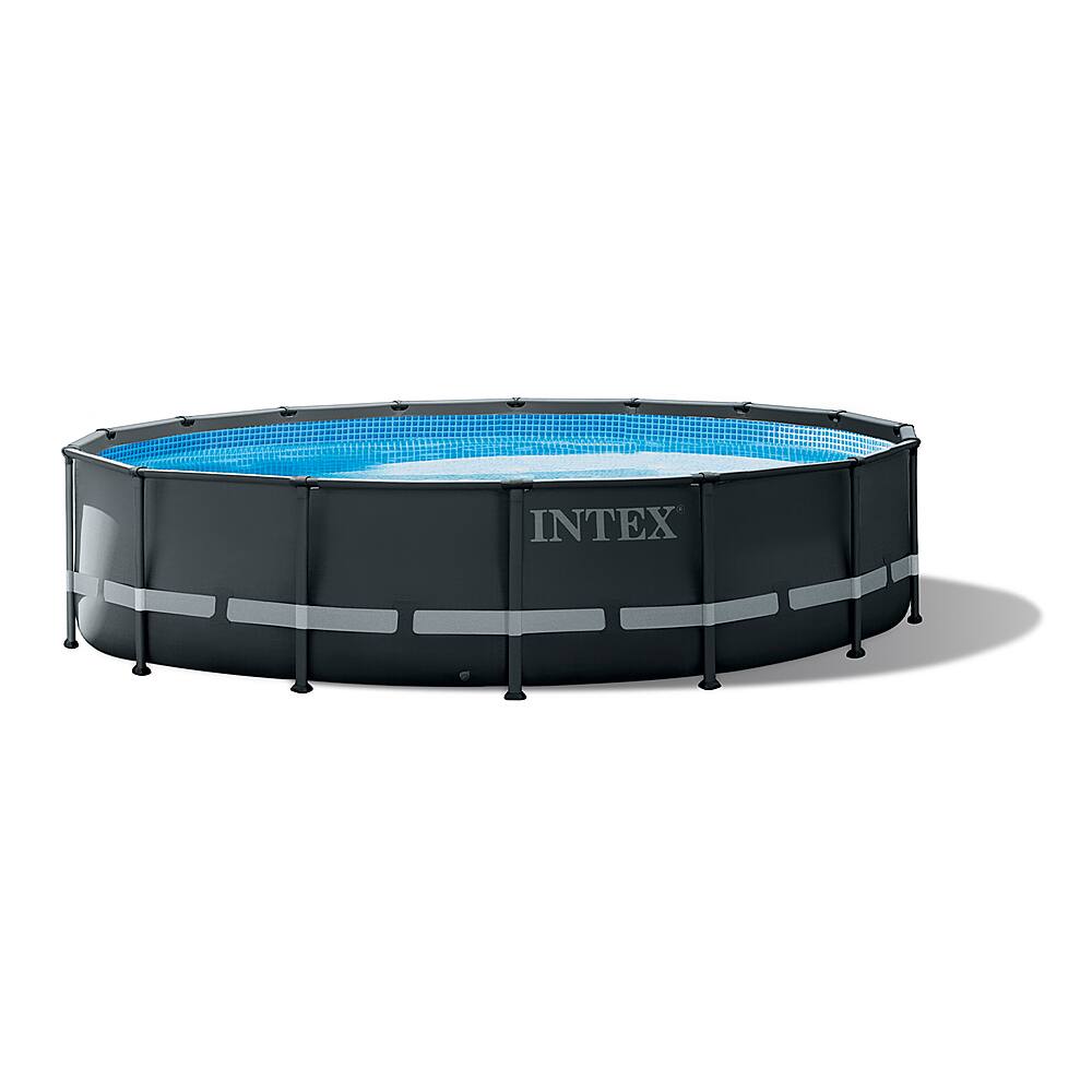 Best Buy: Intex Frame Above Ground Pool Set w Pump 26325EH