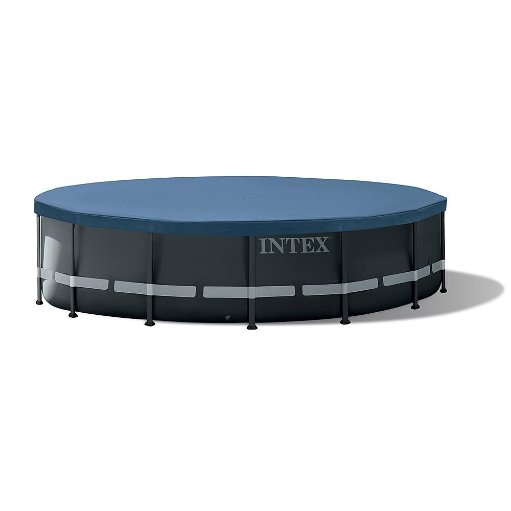 Best Buy: Intex Frame Above Ground Pool Set w Pump 26325EH