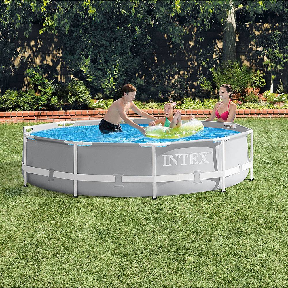 Intex Prism Metal Frame Above Ground Pool 26700EH - Best Buy