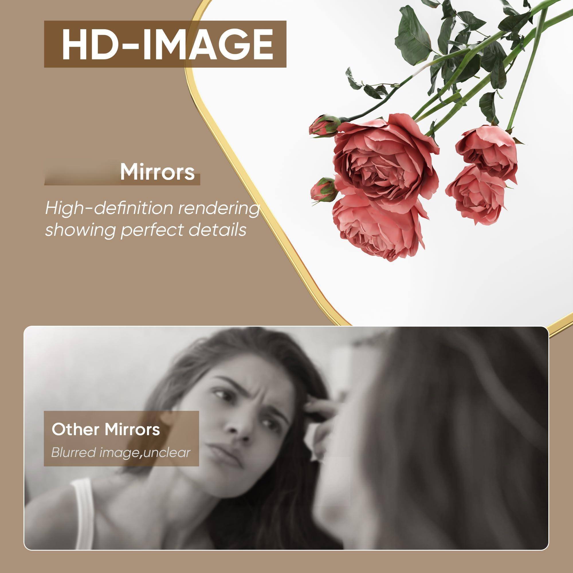 Comfort Essence Full Length Mirror 59"x22" Floor Freestanding Arched ...