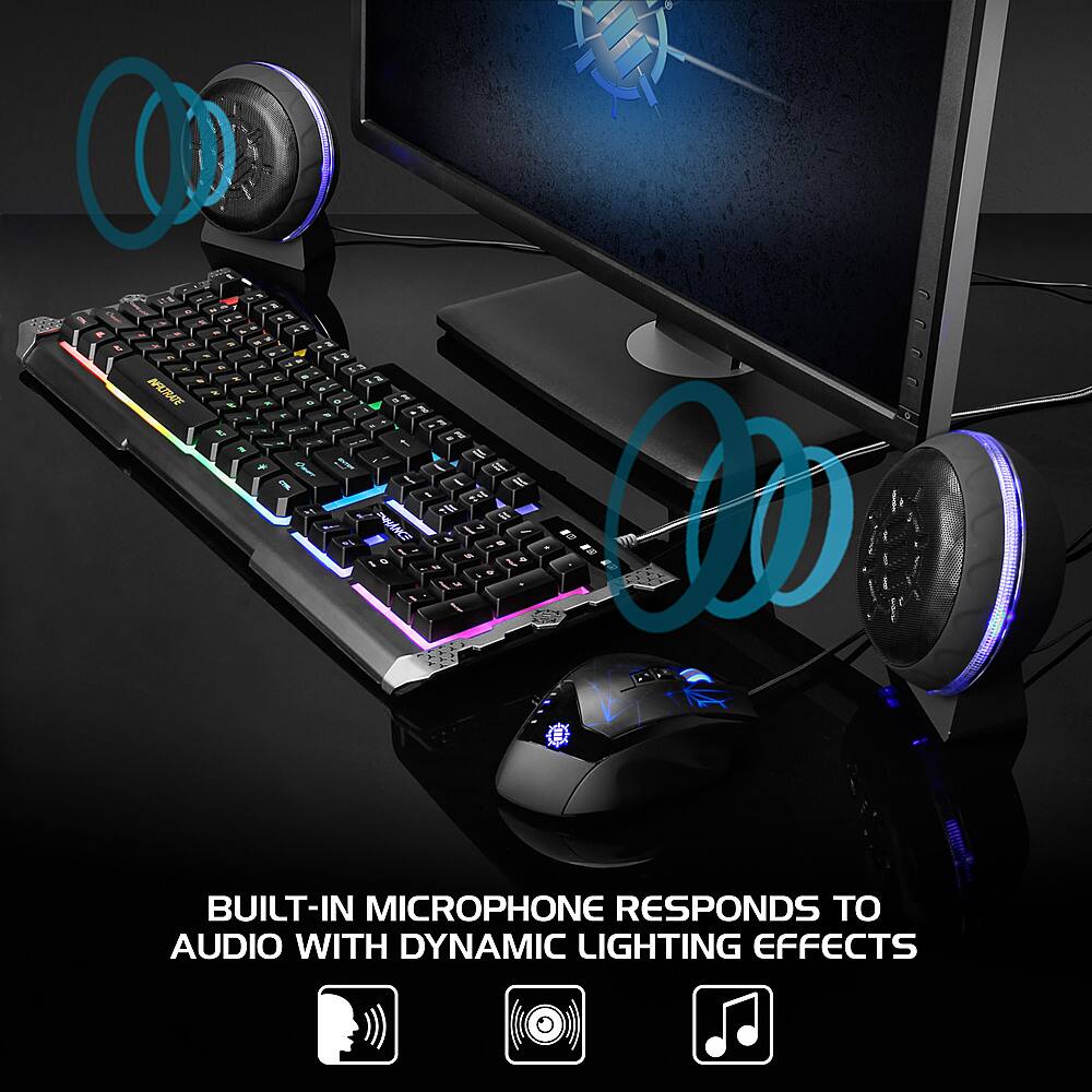 ENHANCE Infiltrate Full-size Wired Membrane Hybrid Mechanical Gaming ...