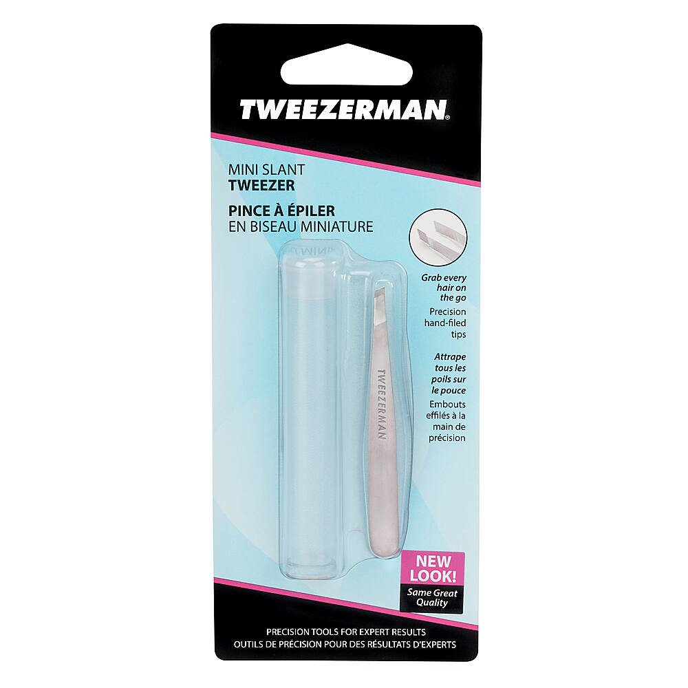 Best Buy: Tweezerman Classic Mini Slant Tweezer Stainless Steel 1249-R