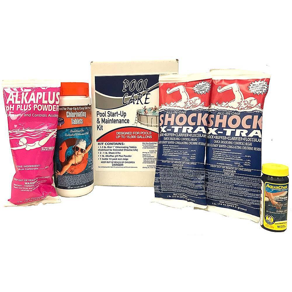 Best Buy: Qualco 15,000 Gallon Swimming Pool Chemical Maintenance ...