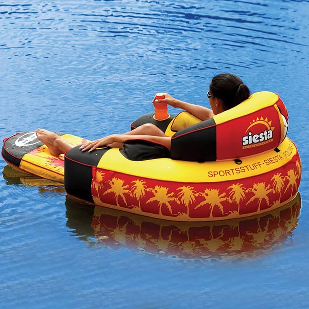 Best Buy: SPORTSSTUFF Siesta Lounge Inflatable Water Float Raft Pool ...