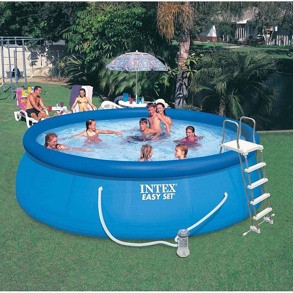 Intex Inflatable Pool & Pool Maintenance Kit 26167EH + 28003E - Best Buy