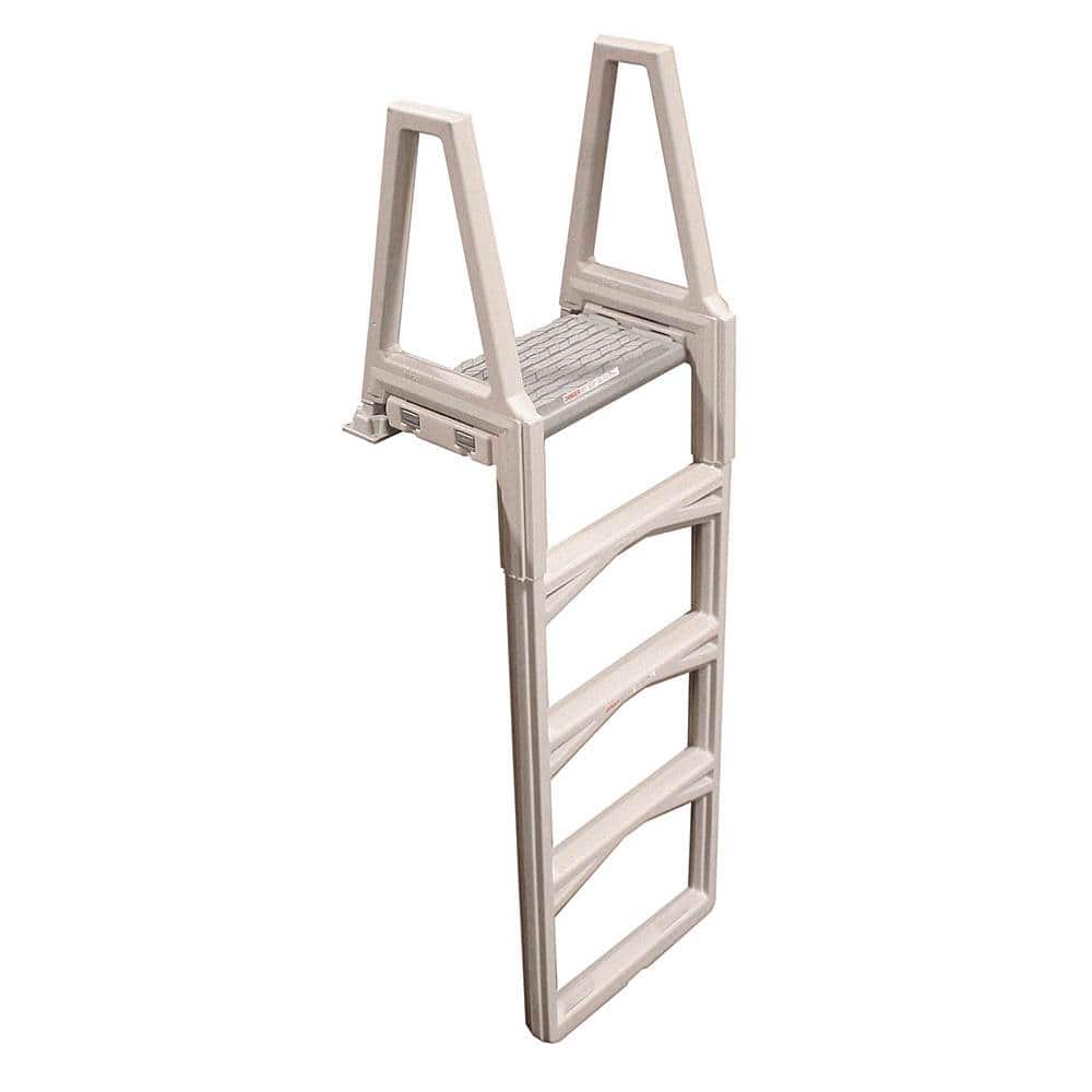 Best Buy: Confer Adjustable Above Ground Swimming Pool Ladder 63552X