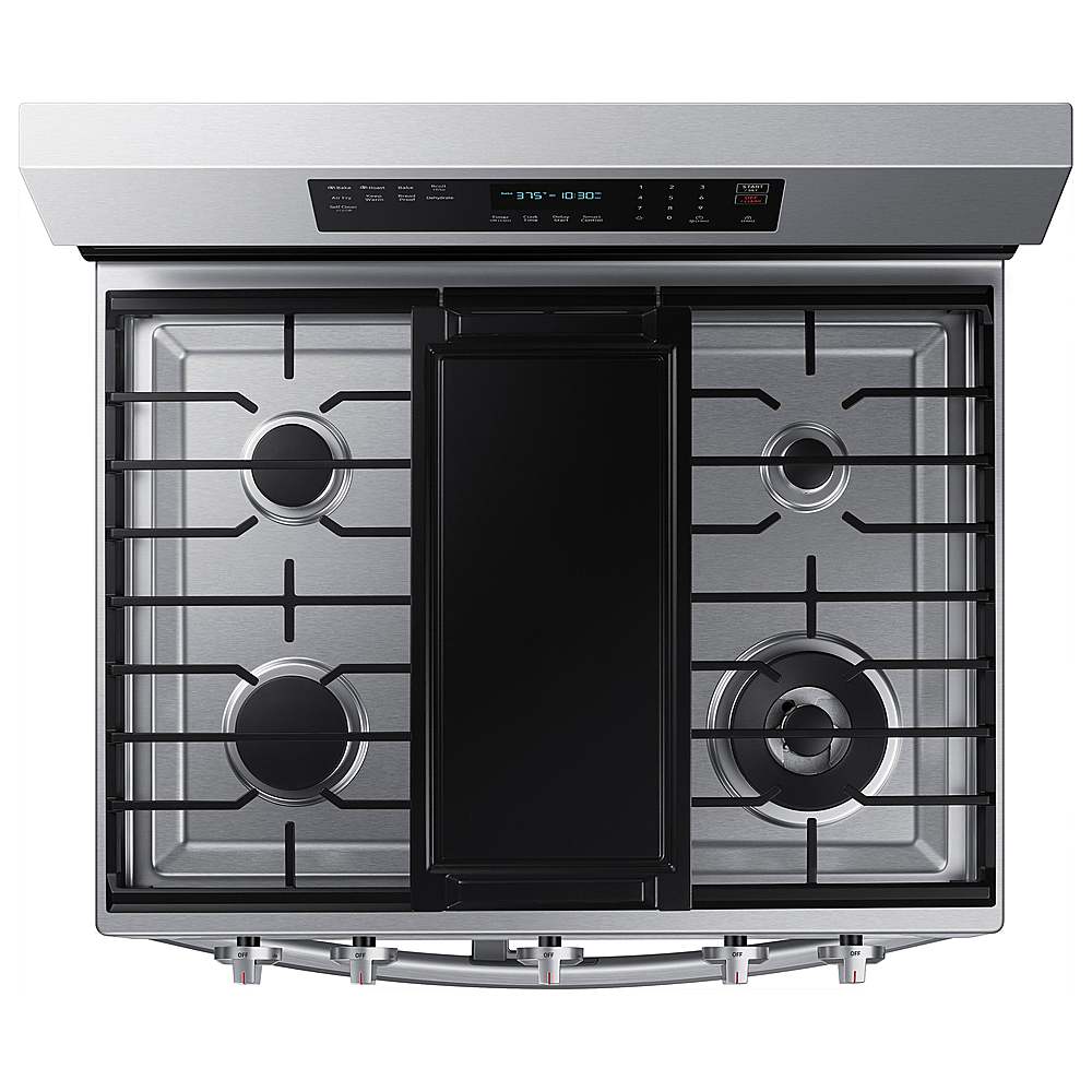 Samsung Open Box 6.0 cu. ft. Smart Freestanding Gas Range with Flex Duo ...