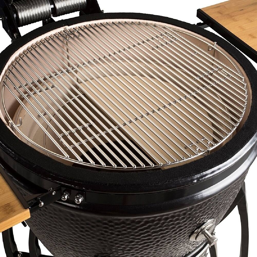 Best Buy: Saffire Kamado—XL Ceramic Grill & Smoker Black SGUB23-CGOB/KSC