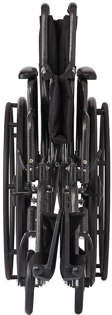 Best Buy: Medline Strong and Sturdy Wheelchair with Desk-Length Arms ...