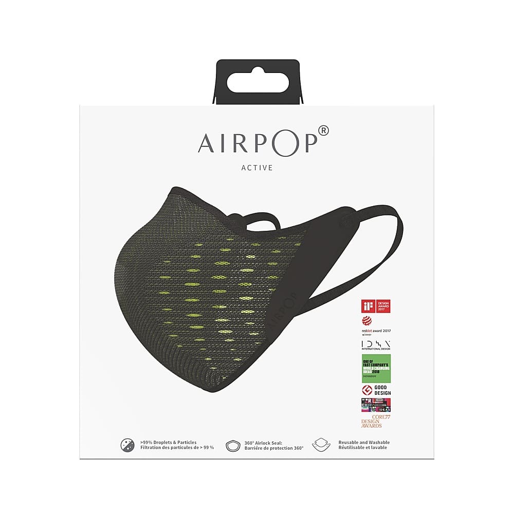 Customer Reviews: AIRPOP Active Face Mask Yellow 43348 - Best Buy